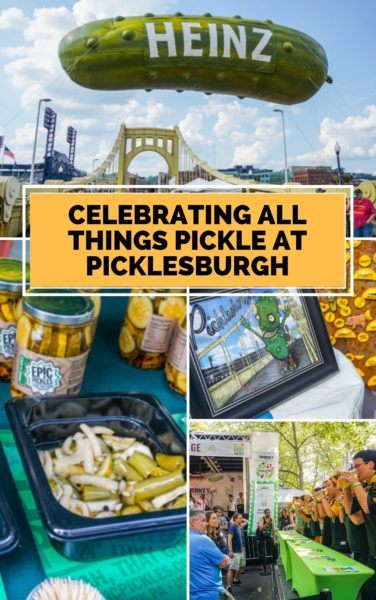 Celebrating All Things Pickle at Picklesburgh on the Clemente Bridge