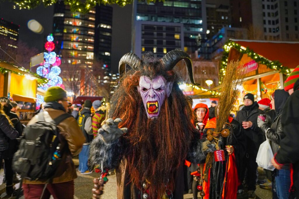 Krampus Fest in Market Square Celebrates Central European Tradition