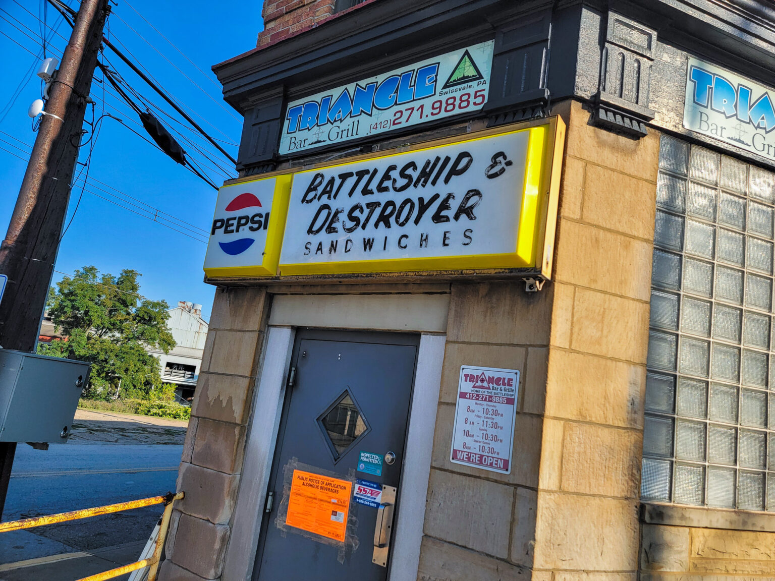 Triangle Bar Review - Massive Deli Subs in Swissvale