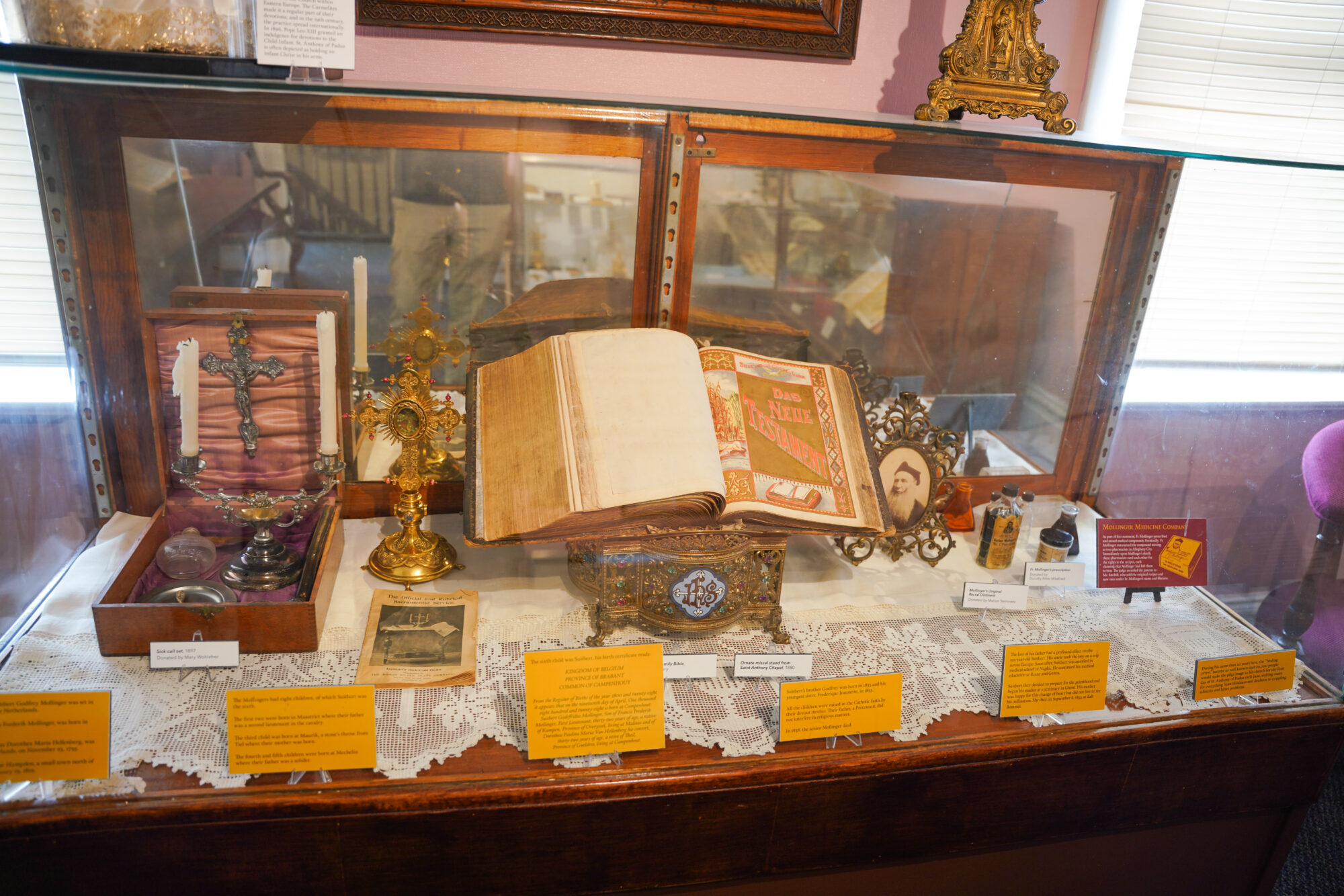 Saint Anthony Chapel Hosts Relics and Stations of the Cross
